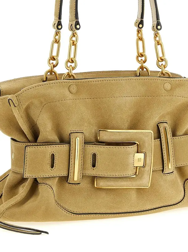 Balmain Anthem' Shoulder Bag - Cream