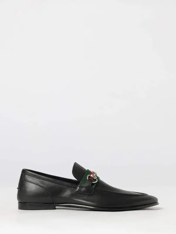 Gucci Como Leather Loafers - Black