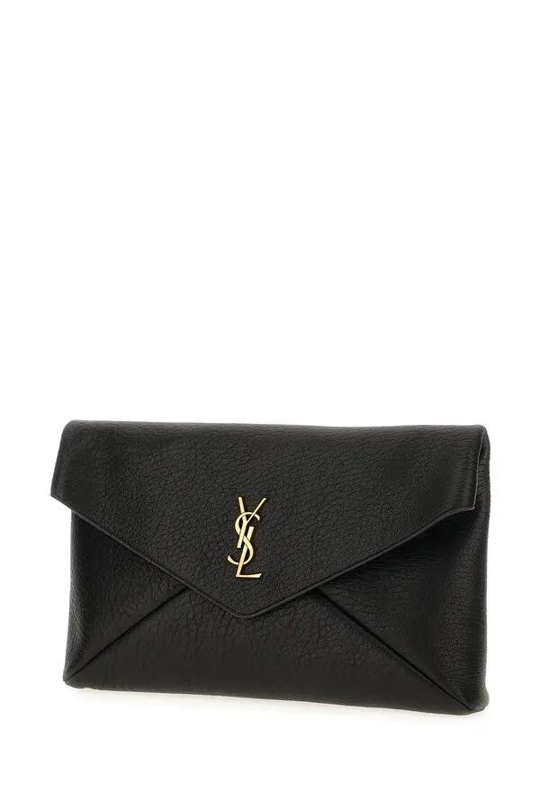 Saint Laurent Leather Clutch