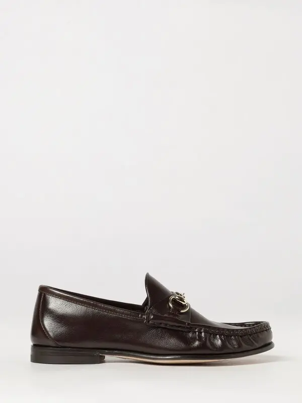 Gucci Lugano Smooth Leather Loafers With Horsebit Detail