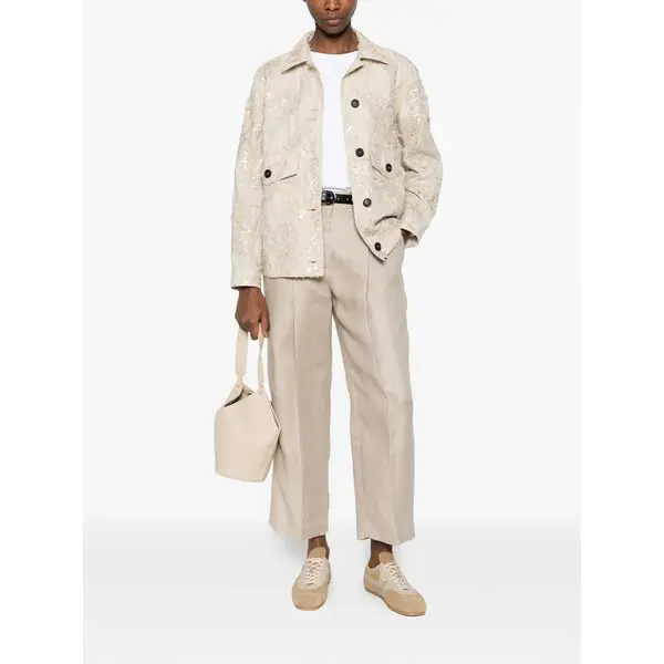 Brunello Cucinelli Neutrals Jackets Oversized Jackets