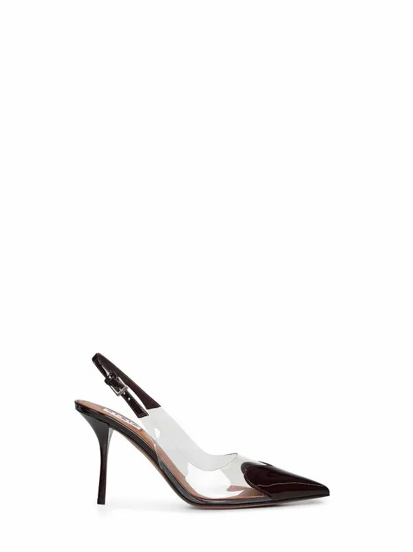 Alaïa Aubergine Le Cœur Slingback Pumps - Multicolor