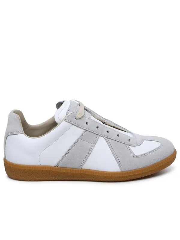 MAISON MARGIELA Leather Replica Sneaker - White