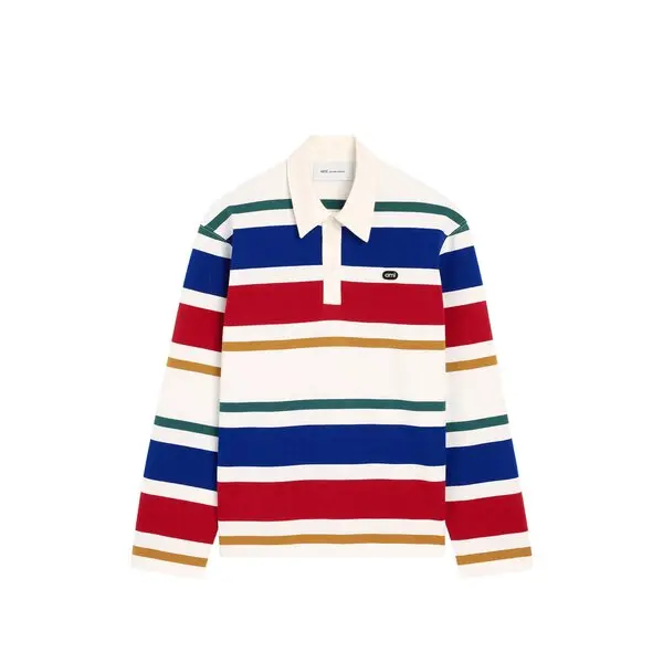 AMI Paris Neutrals Polo Shirts