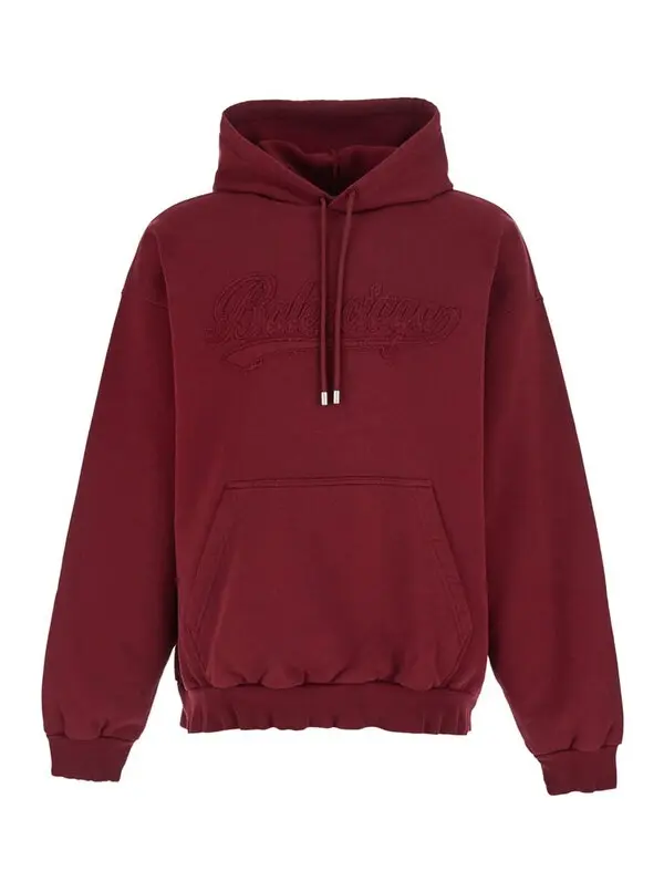 Balenciaga Cotton Logo Hoodie - Multicolor