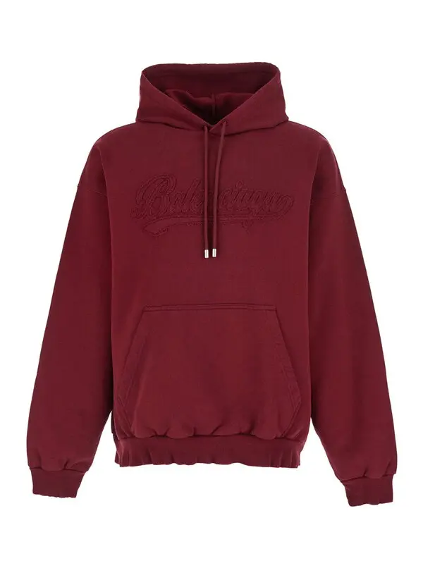 Balenciaga Cotton Logo Hoodie - Multicolor