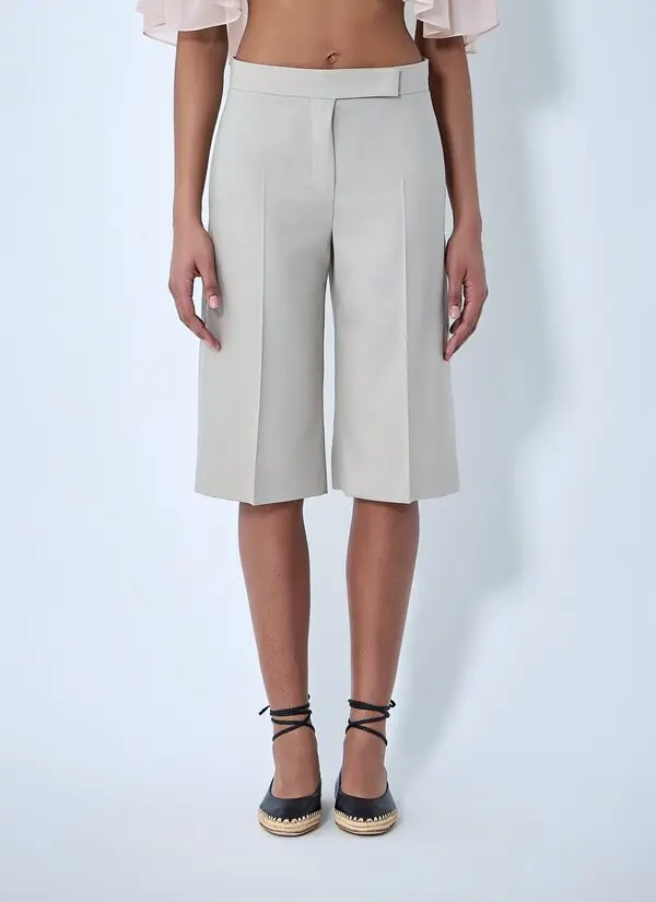 Max Mara Tailored Bermuda Shorts - Cream
