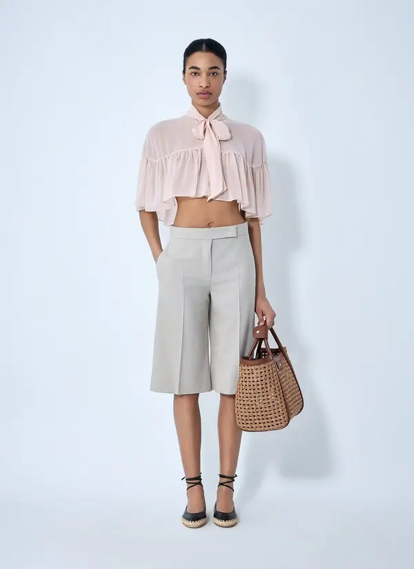 Max Mara Tailored Bermuda Shorts - Cream