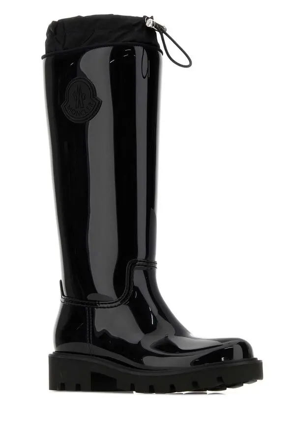 Moncler Rubber Kick Stream Boots - Black
