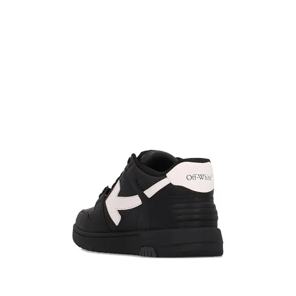 Off-White Leather Low-top Trainers - Black