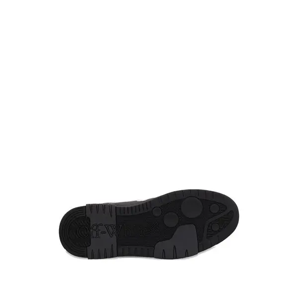 Off-White Leather Low-top Trainers - Black