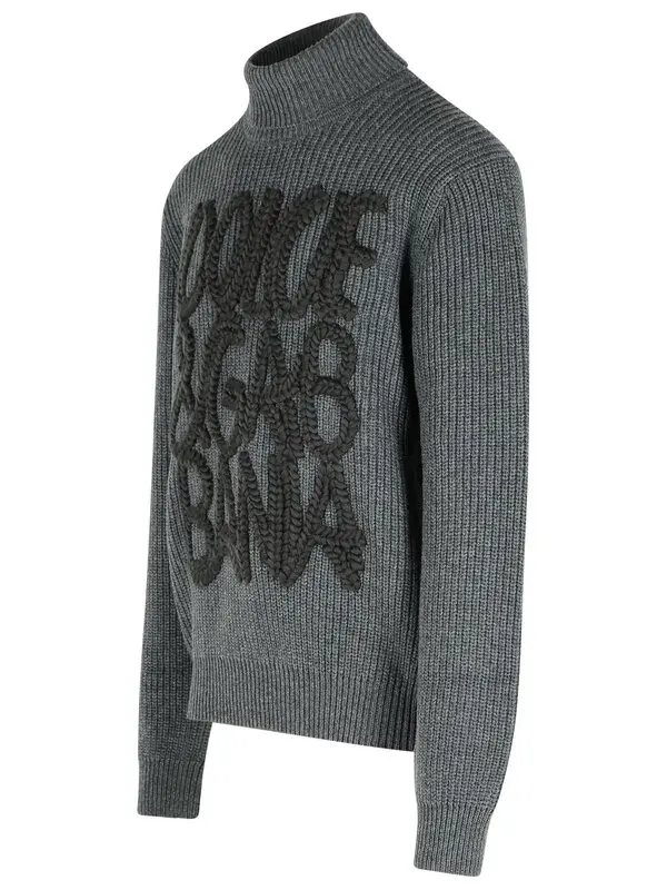 Dolce & Gabbana Virgin Wool Sweater - Gray
