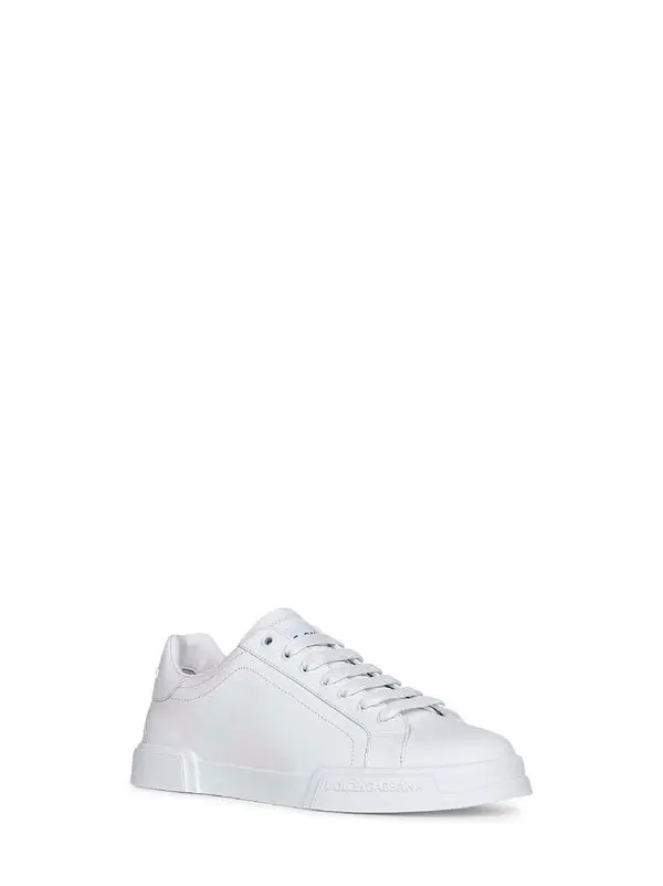Dolce & Gabbana Calf Leather Portofino Sneakers - Multicolor
