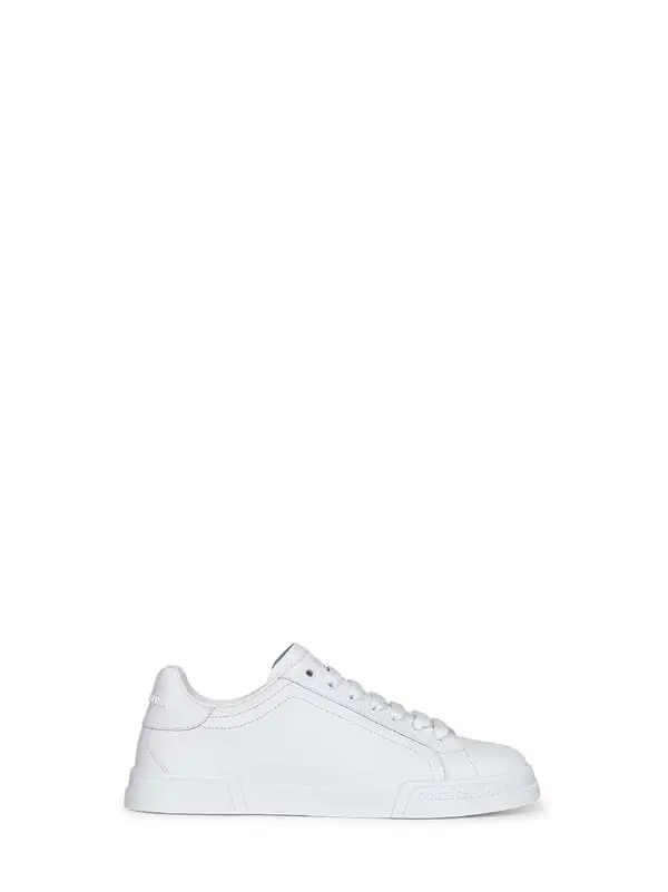 Dolce & Gabbana Calf Leather Portofino Sneakers - Multicolor