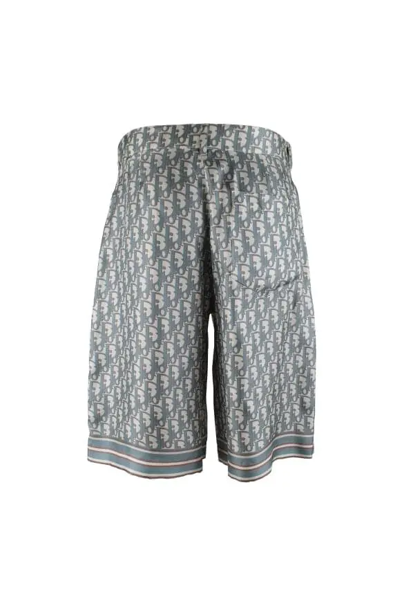 Dior Oblique Bermuda Shorts - Green