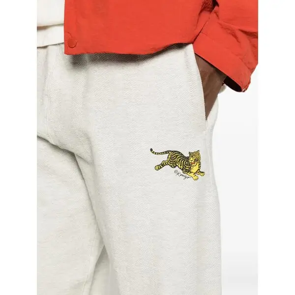 Kenzo Grey Trousers Track Pants - Gray