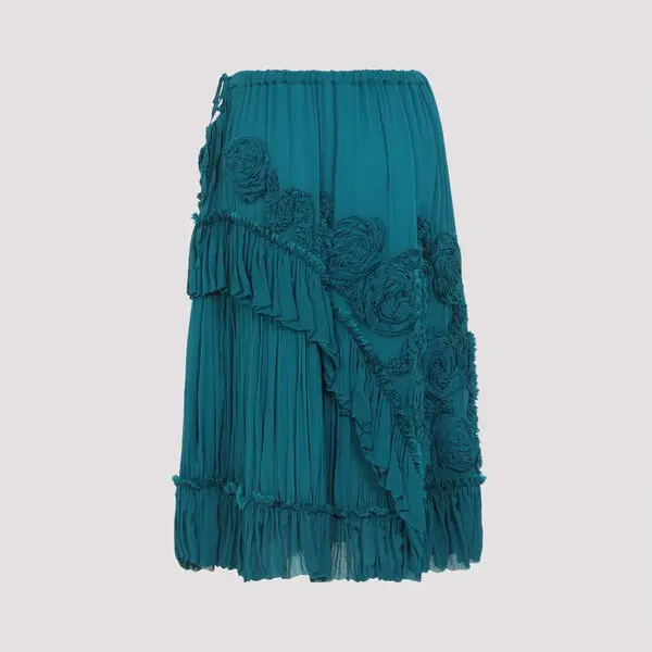 Dries Van Noten Sammy Bis Midi Skirt