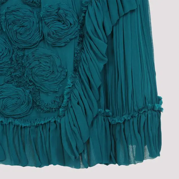Dries Van Noten Sammy Bis Midi Skirt - Gray