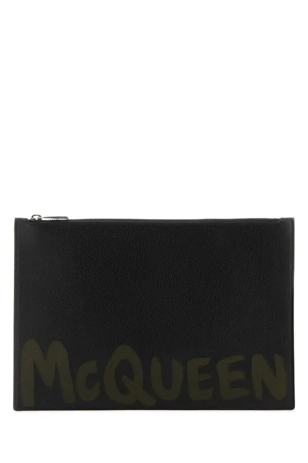 Alexander McQueen Leather Clutch