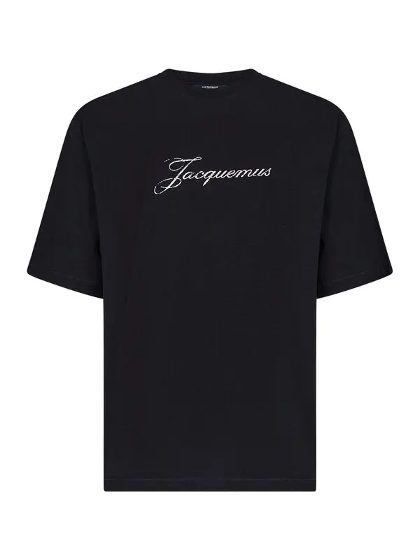 Jacquemus Logo-printed Jersey T-shirt - Multicolor