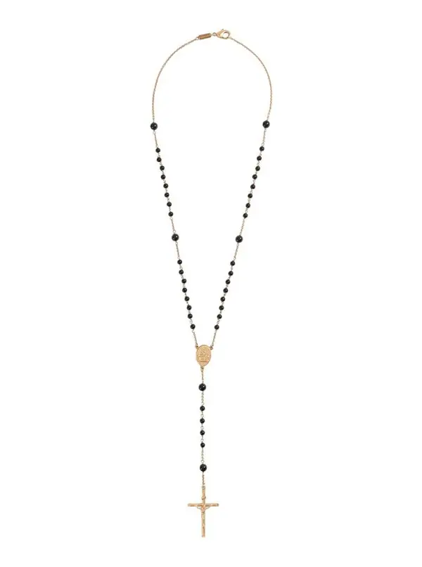 Dolce & Gabbana Brass Cross Pendant Necklace - Multicolor