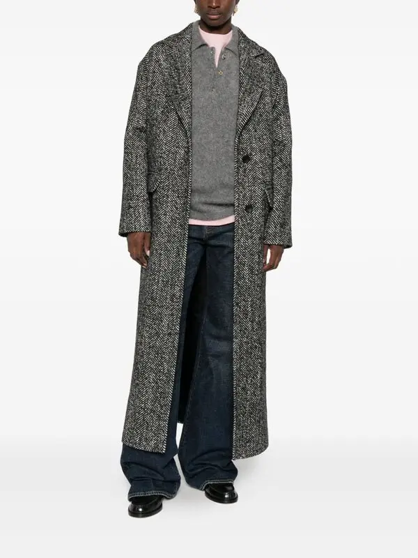 Tagliatore Wool Blend Single-breasted Coat - Multicolor
