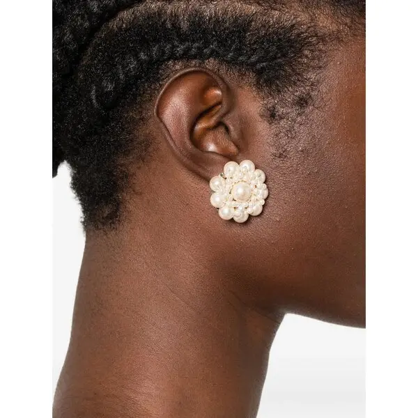 Alessandra Rich Neutrals Earrings