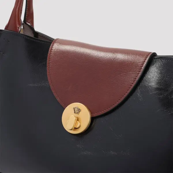 Versace Medium E/w Shoulder Bag - Black