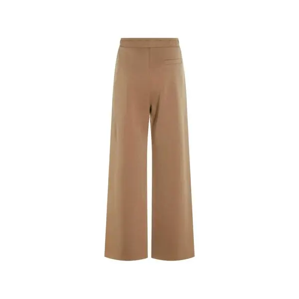 Max Mara Wide Leg Track Pants - Cream
