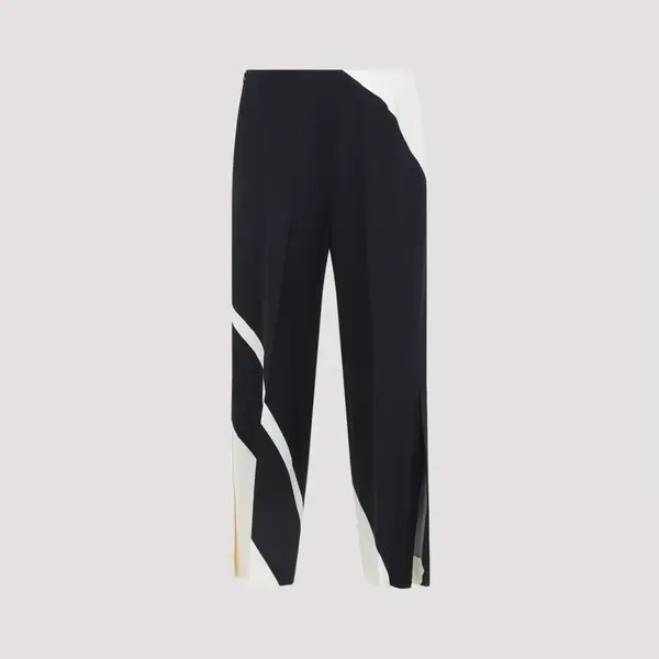 Alberta Ferretti Twill Printed Pants