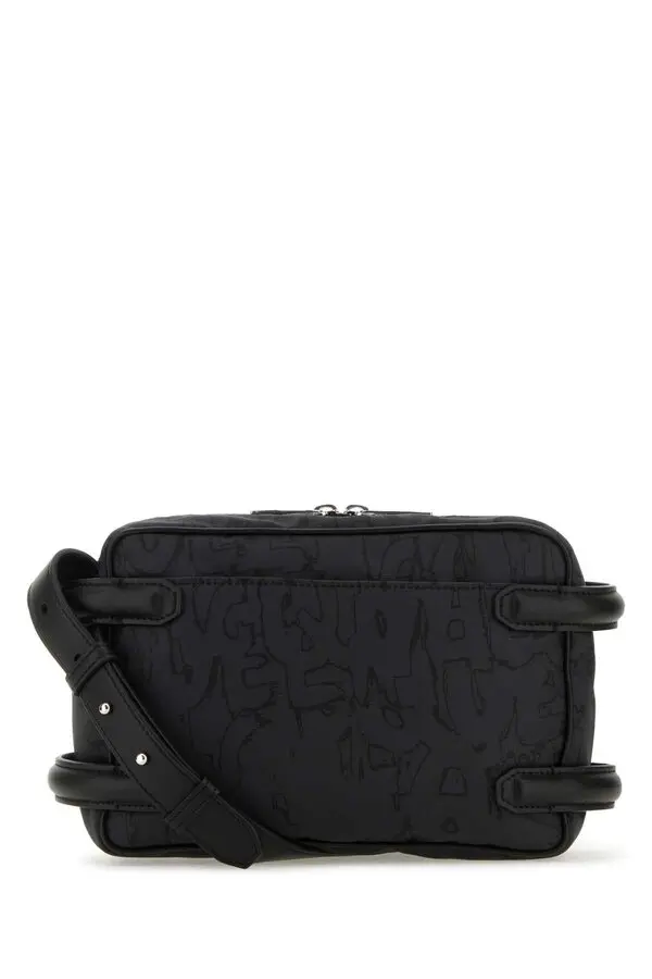 Alexander McQueen Nylon Crossbody Bag - Black
