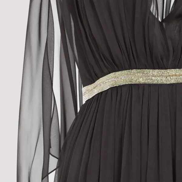 Alberta Ferretti Chiffon Long Dress