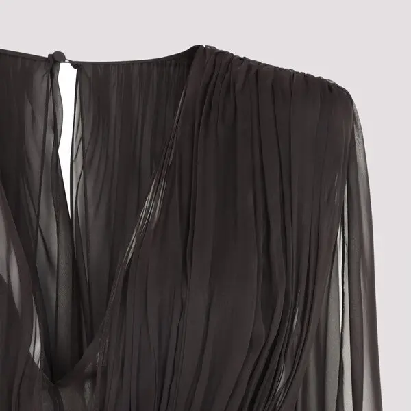 Alberta Ferretti Chiffon Long Dress