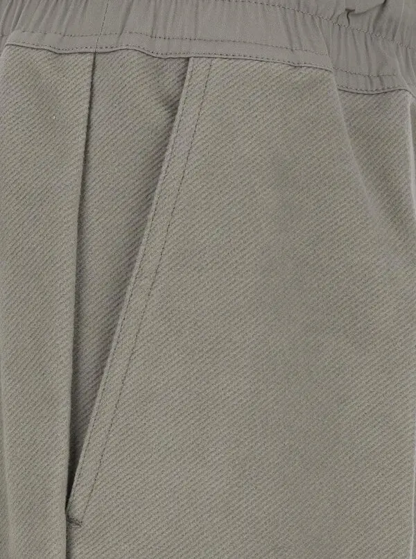 Rick Owens Cotton Drawstring Pants - Gray