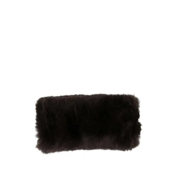 YVES SALOMON Fur Hat - Brown