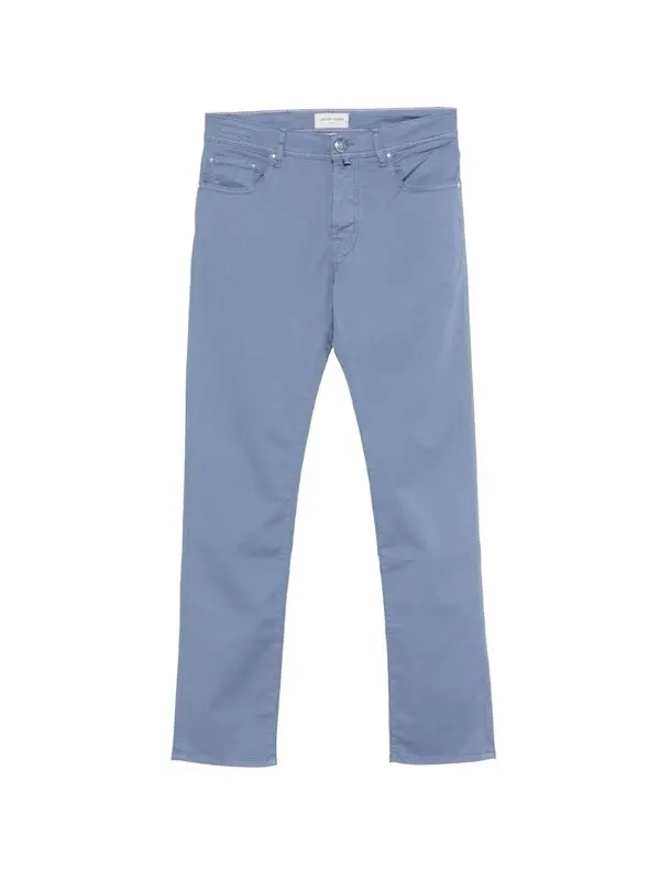 Jacob Cohen Cotton Blend Slim Trousers