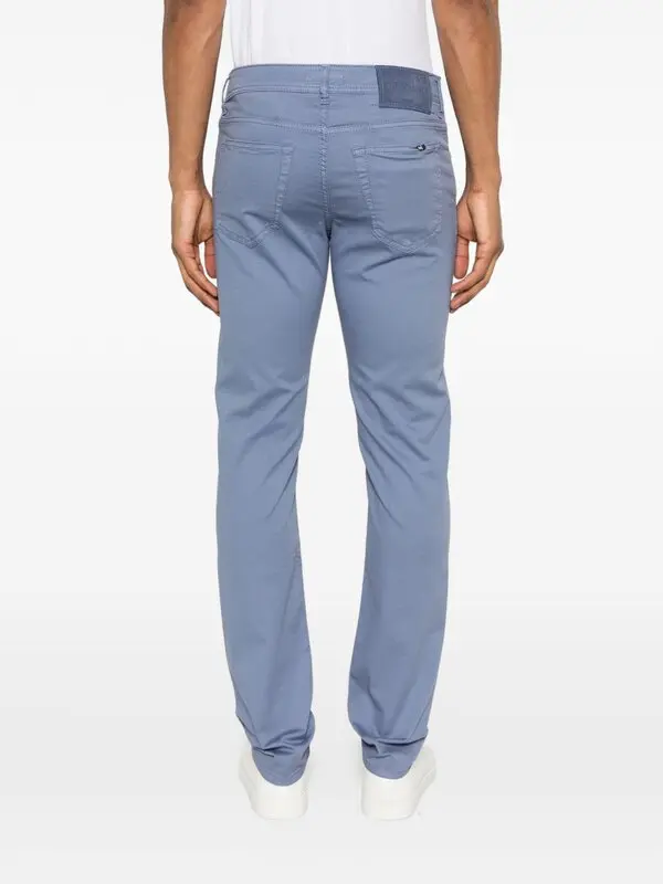 Jacob Cohen Cotton Blend Slim Trousers