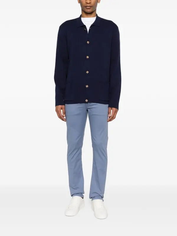 Jacob Cohen Cotton Blend Slim Trousers