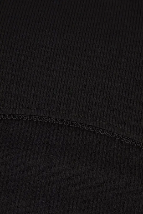 Alaïa Fitted Ribbed T-shirt - Multicolor