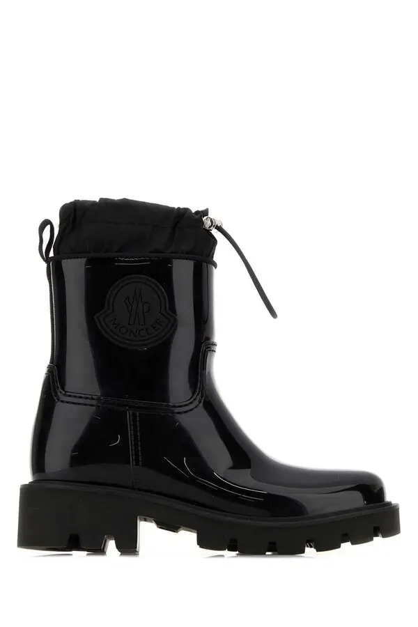 Moncler Rubber Kick Stream Ankle Boots - Black