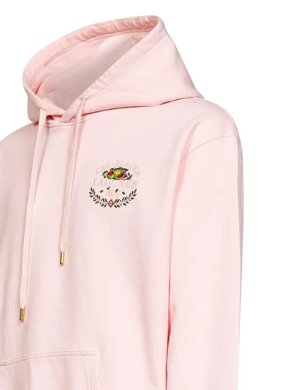 Casablanca Laduree X Embroidered Hoodie - Multicolor