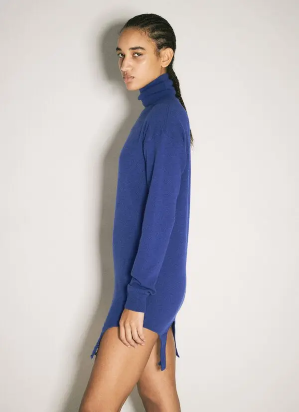 Saint Laurent Turtleneck Garter Sweater