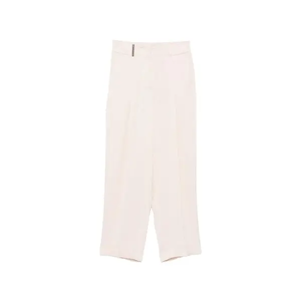 Peserico Trousers Flared Trousers - Pink