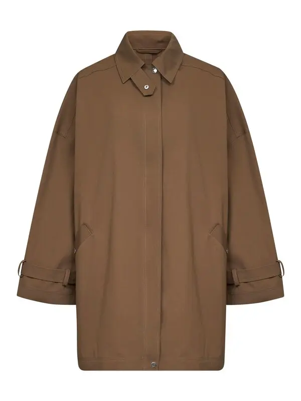 TOTEME Hazel Organic Cotton Oversized Trench Jacket
