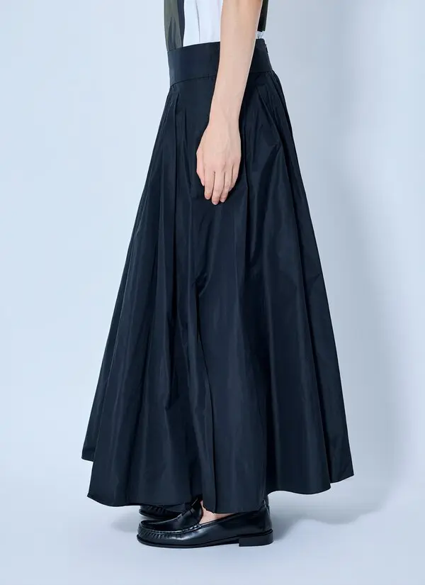 Max Mara Pleated Maxi Skirt - Black