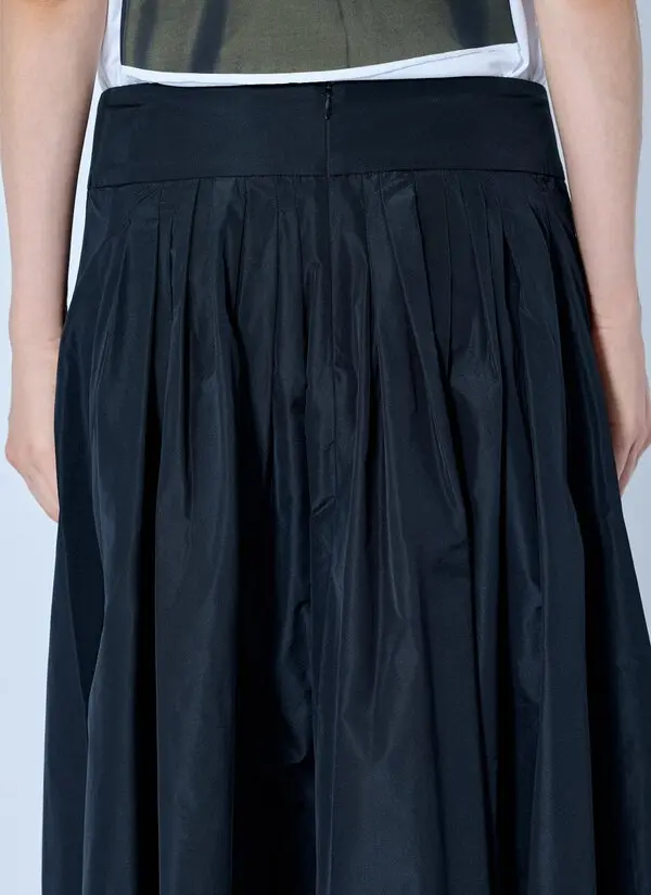 Max Mara Pleated Maxi Skirt - Black