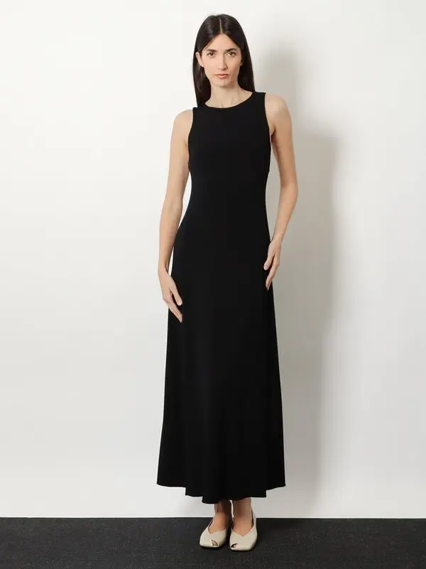 Max Mara Mxppania Stretch Viscose Long Dress - Multicolor
