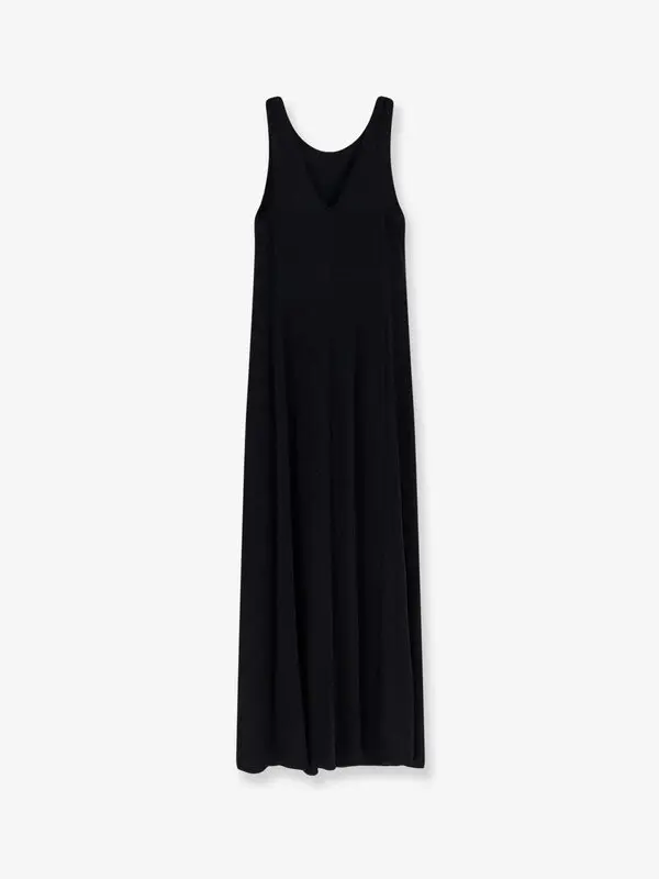 Max Mara Mxppania Stretch Viscose Long Dress - Multicolor