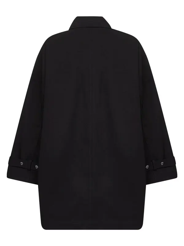 TOTEME Organic Cotton Oversized Trench Jacket - Multicolor