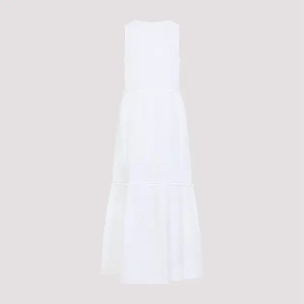 Peserico Linen V-neck Dress